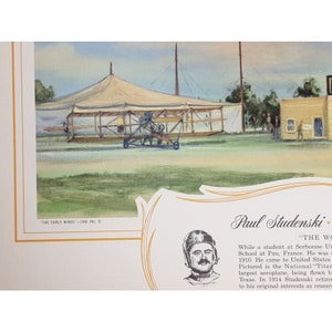 Charles Hubbell Aviation Art Early Birds Paul Studenski Lithograph ...