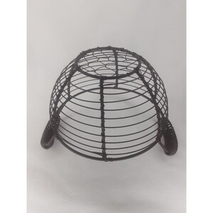 Metal Wire Basket Spiral Coil Handles Vintage Home Decor - Etsy