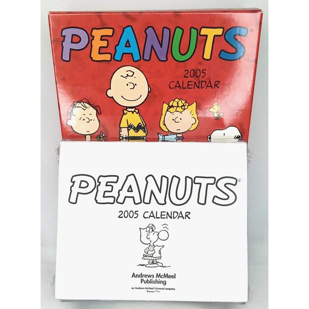 Vintage Calendar the Peanuts Gang Andrews Mcmeel With the Original Box ...