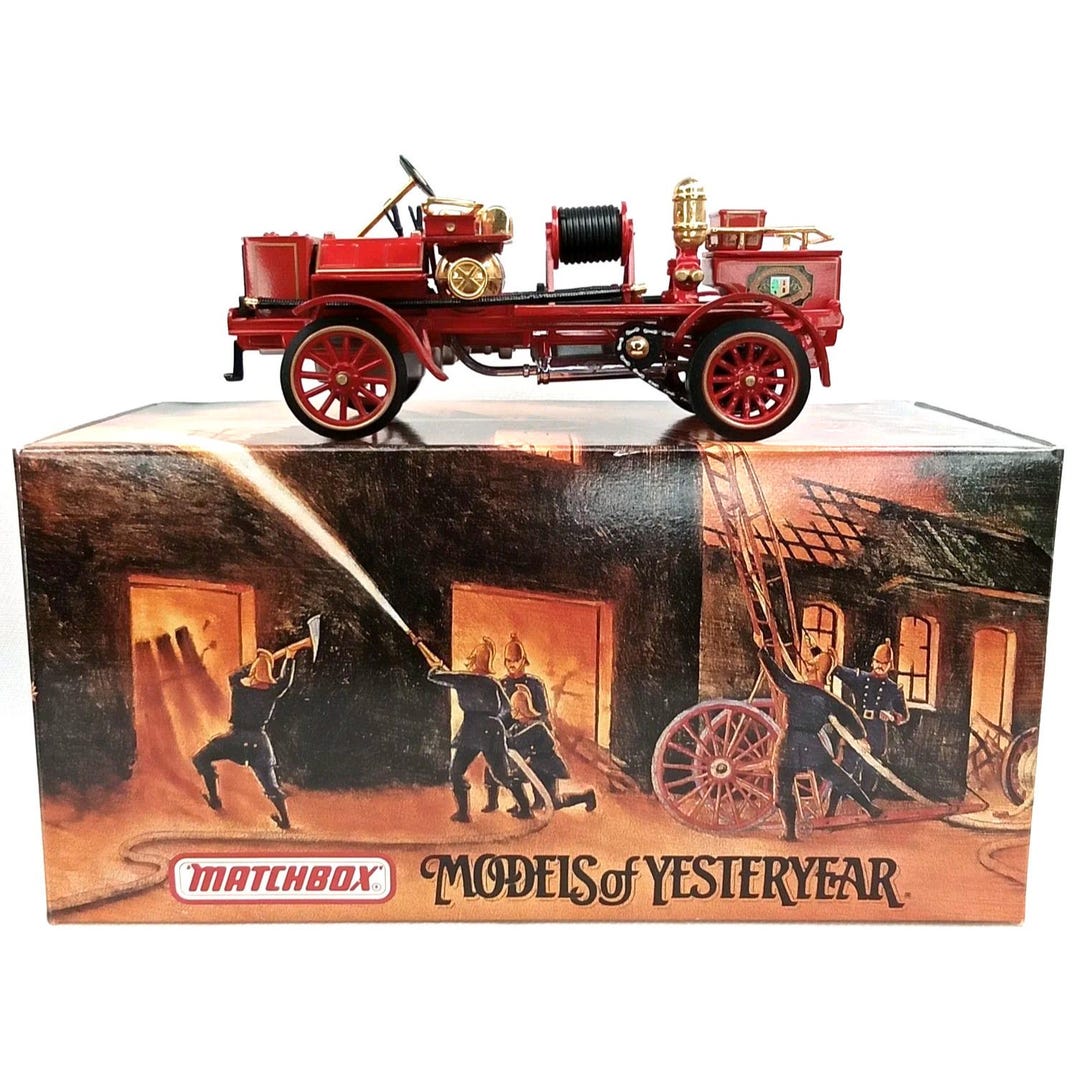 Vintage Matchbox Models of Yesteryear 1904 Merryweather Fire Engine ...