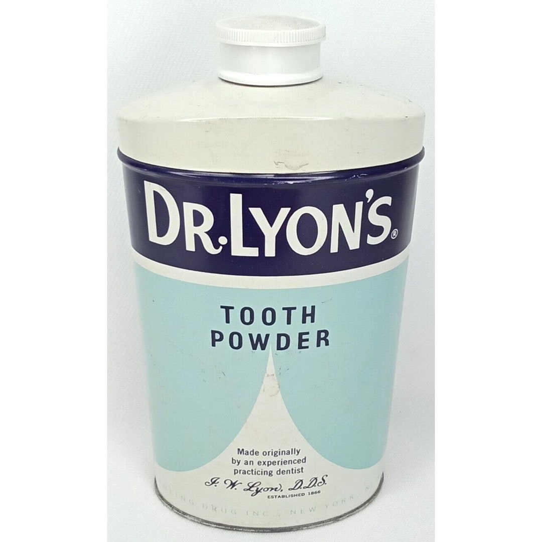 Dr. Lyon's Tooth Powder Original Tin Sealed 1940s Old Stock ...
