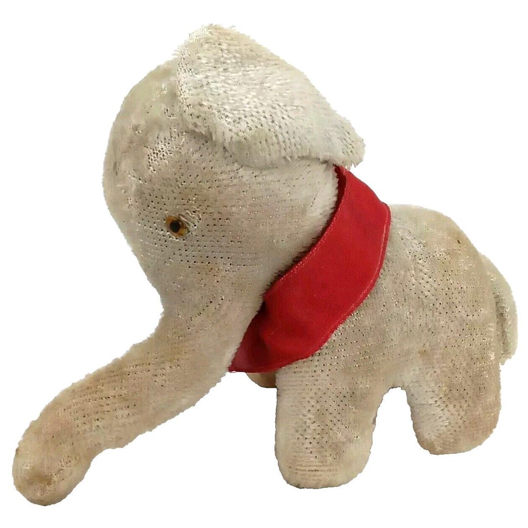 Antique Toy Elephant Composition Straw Stuffed Animal 1930s - Etsy