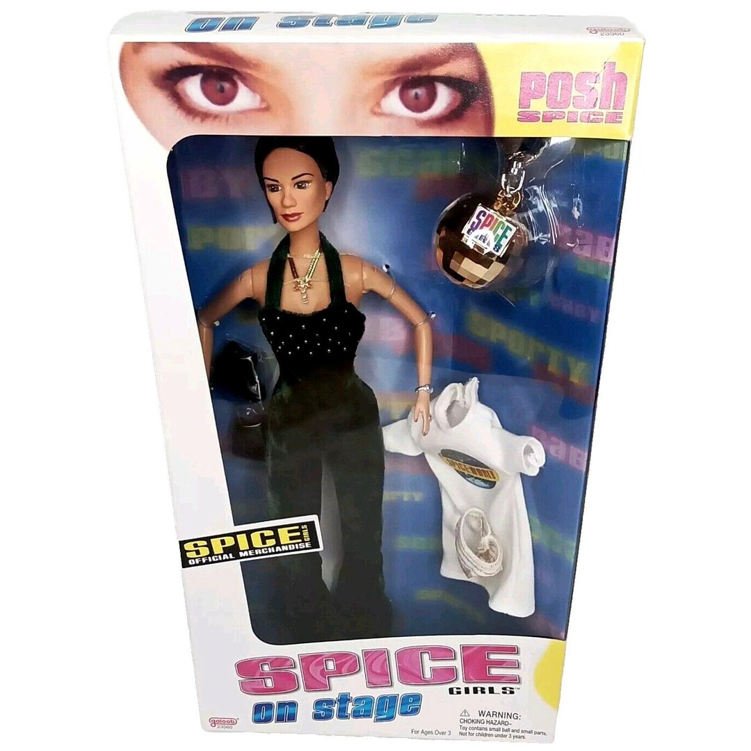 Spice Girls on Stage Posh Spice Doll in Original Box Sealed Galoob Toys ...