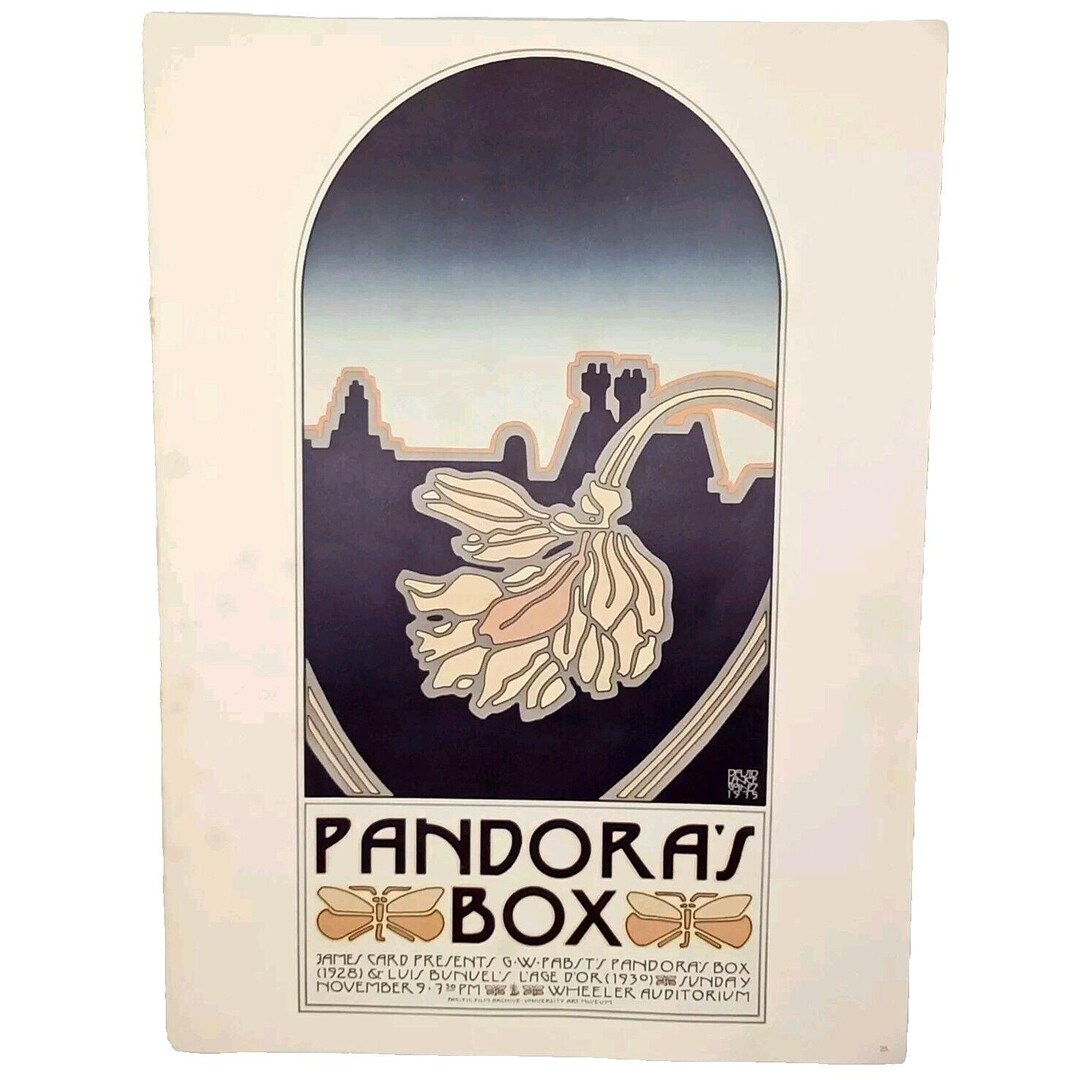 Pandora's Box David Lance Goines Poster Four Color Process Art Print ...