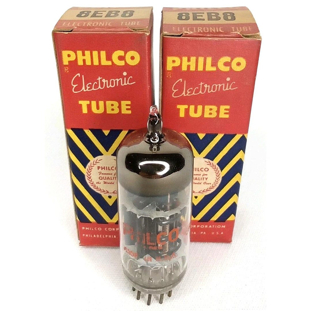 Vintage Philco 8EB8 Electronic Tube Set, NOS NIB, 1950s - Etsy