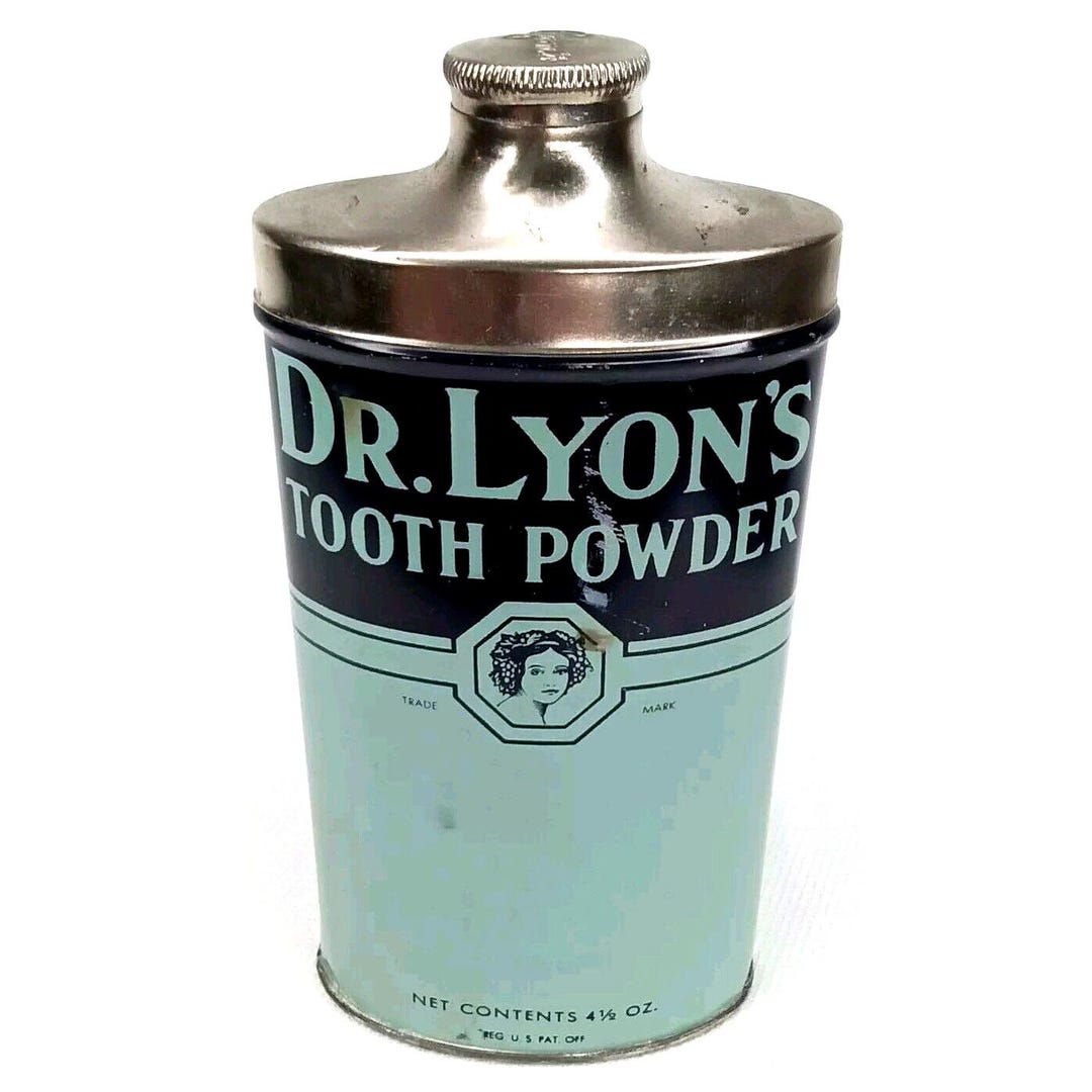 Pre War Dentifrice Dr. Lyon's Tooth Powder Original Tin 1930s Old Stock ...