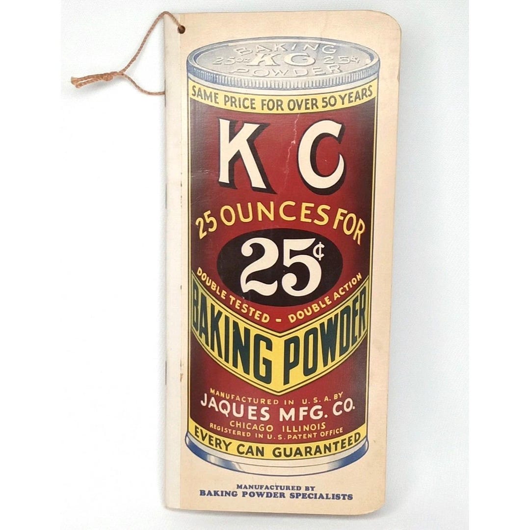 Antique Salesman Notepad KC Baking Powder Jaques Mfg Co 1910s ...