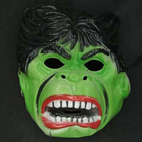 Halloween Mask The Hulk Ben Cooper 1970s Trick Or Tre… - Gem