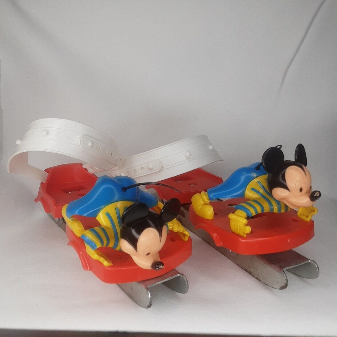 Kusan Toys Ice Skates Mickey Mouse Adjustable Vintage 1970s Memorabilia ...