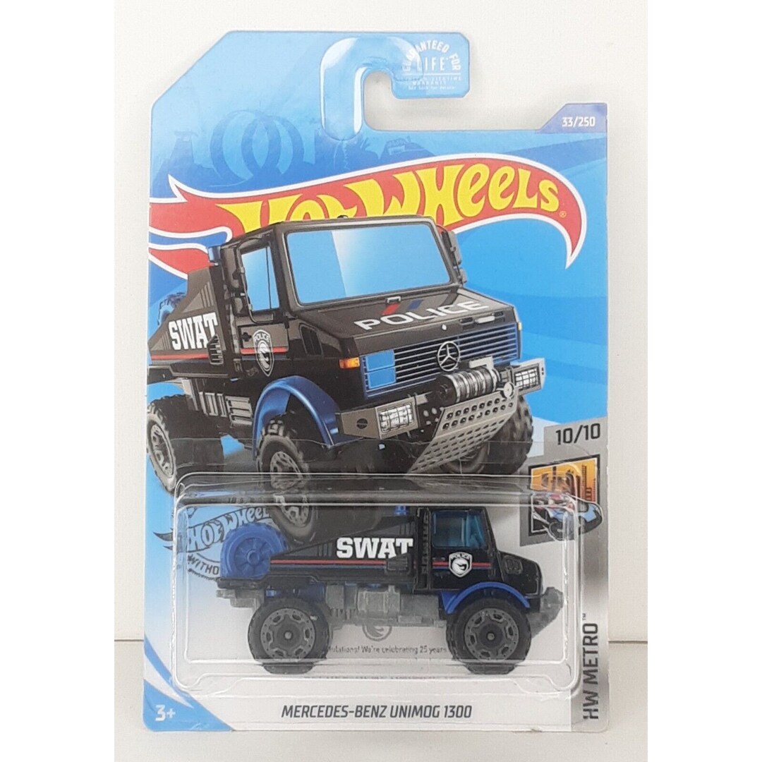 Hot Wheels HW Metro SWAT Mercedes Benz Unimog 2017 Diecast Car New in ...