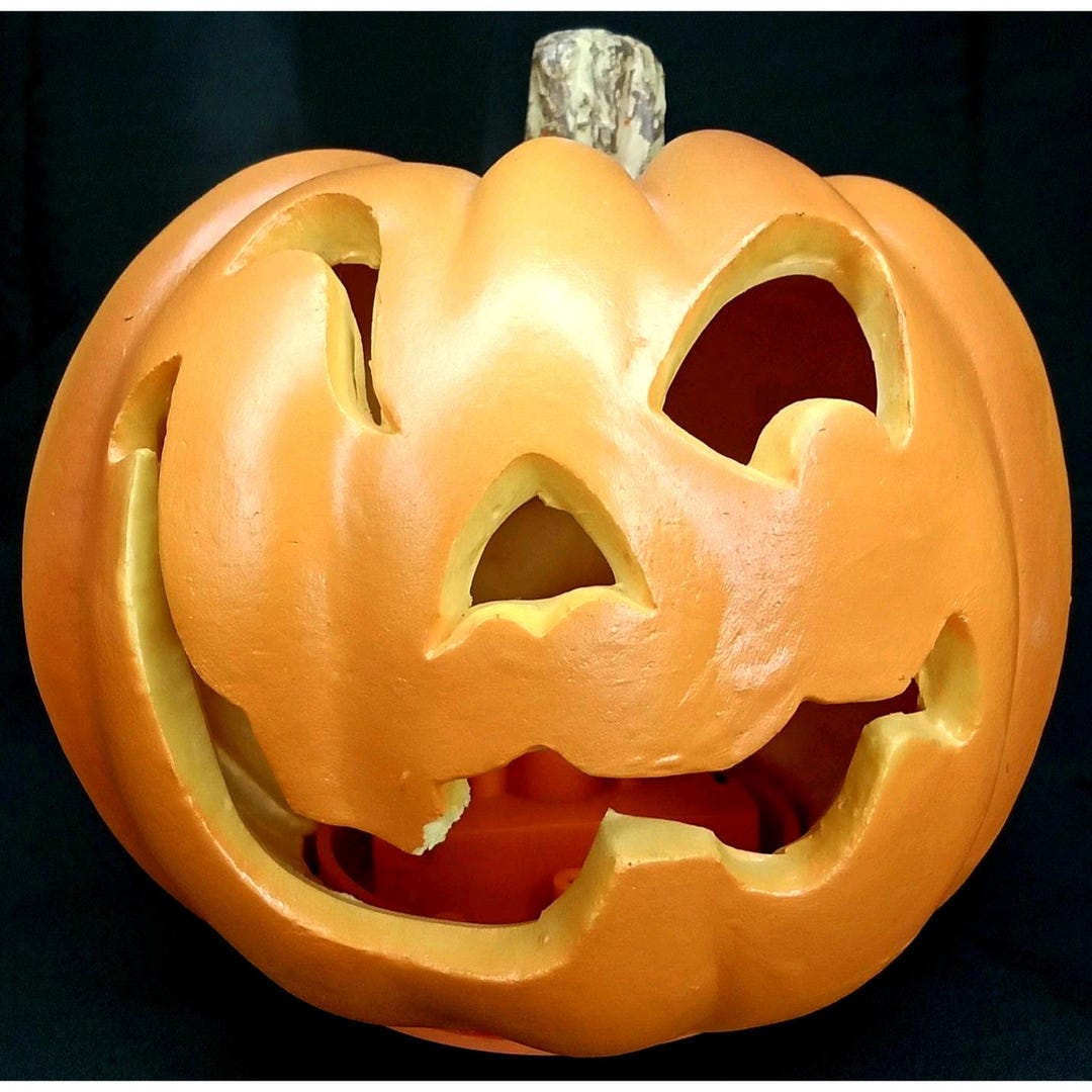 Vintage Halloween Jack O' Lantern Luminary: 1990s Lighted Display - Etsy