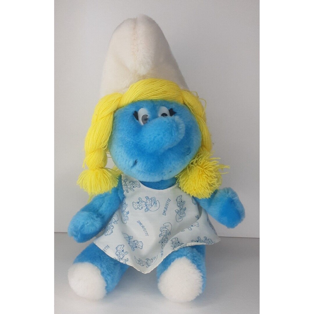The Smurfs Wallace Berrie Peyo Smurfette Plush Doll 1981 - Etsy