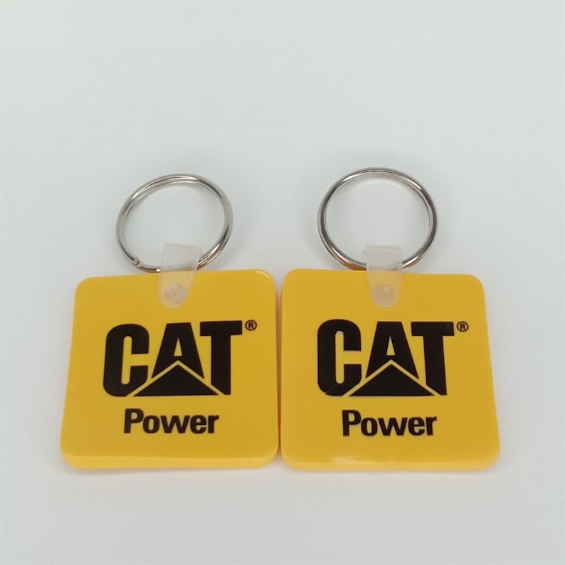 Caterpillar Cat Power Rubber Key Chain 1973 Industrial Advertisement ...