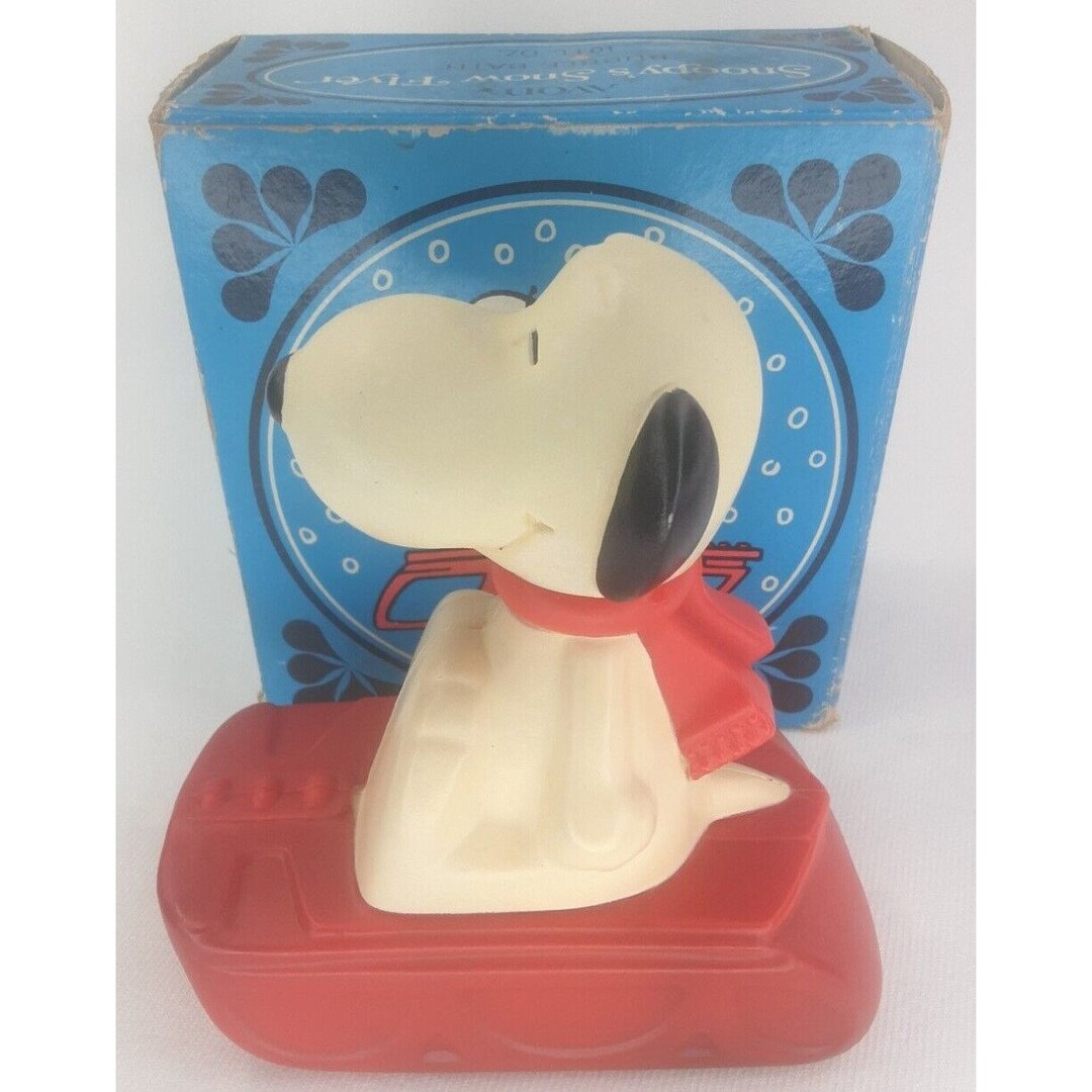 1972 Avon Peanuts Snoopy's Snow Flyer With Original Box Vintage Cartoon ...