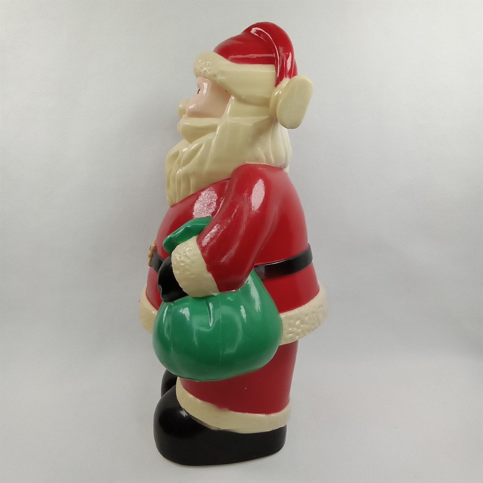MCM Christmas Luminary Santa Claus Empire Plastics Made in USA 1960s - Etsy