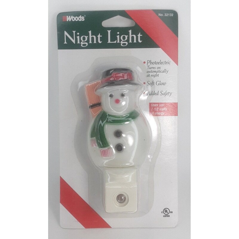 Snowman Night Light - Etsy