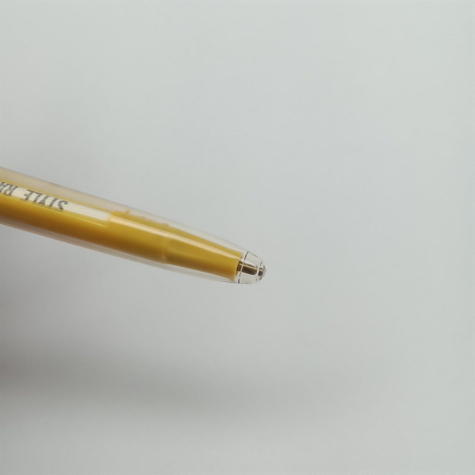 MCM Salesman Sample Advertisement Ink Pen Yellow Smiley Best Point ...