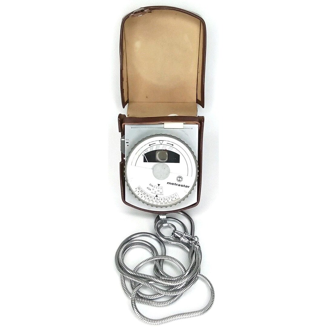 MCM Light Meter With Leather Case Metrastar Made in Germany 1950s Rare ...