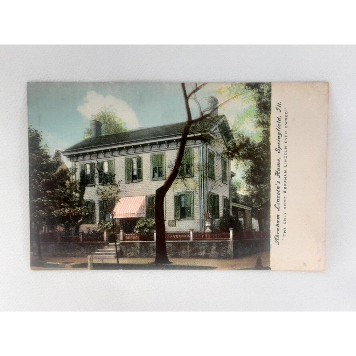Abraham Lincoln Post Card Lincoln's Home Springfield Illinois Unused ...
