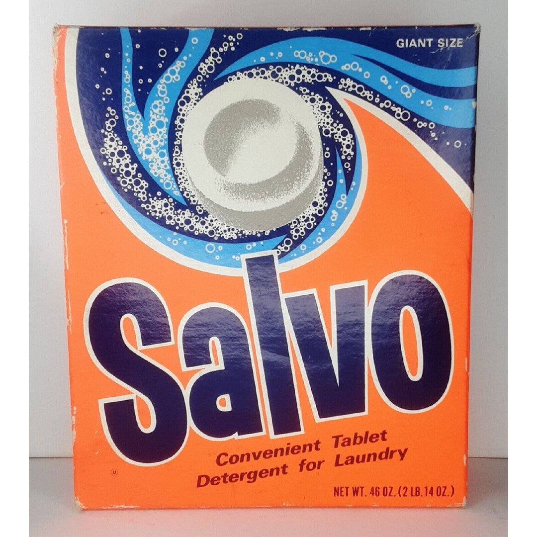 Advertisement Salvo Laundry Soap Tablets New Old Stock - Etsy