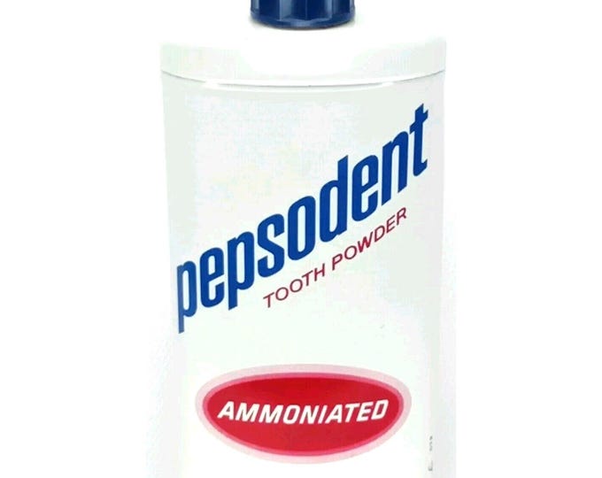 Pepsodent Ammoniated Tooth Powder in Original Tin 1960s Old Stock ...