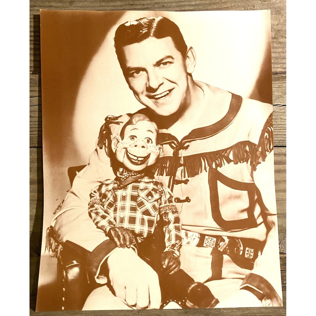 Photograph Howdy Doody Buffalo Bob Smith Lithograph Large 1940s TV ...