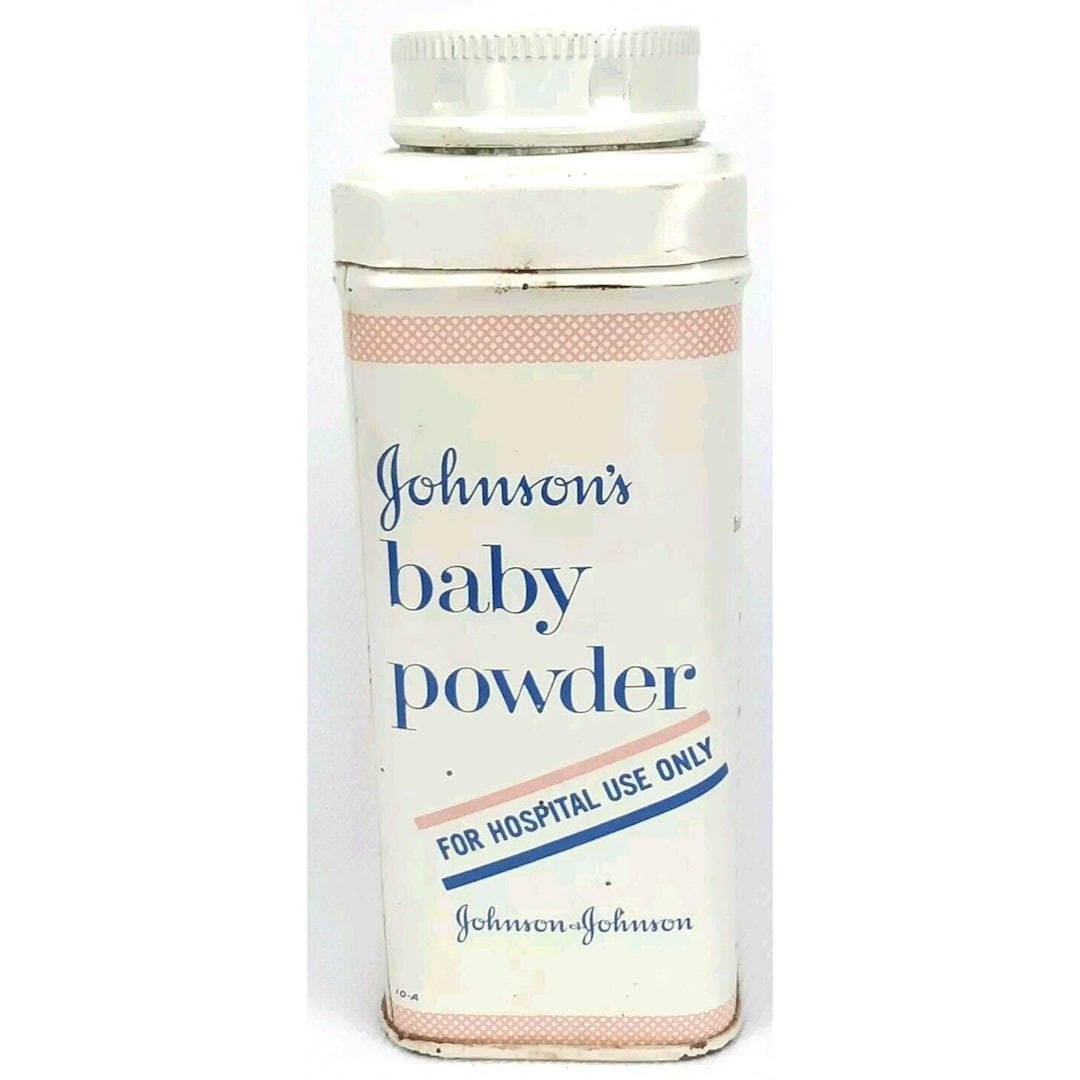 MCM Infant Care Johnson's Baby Powder Original Tin 1960s Old Stock Rare ...