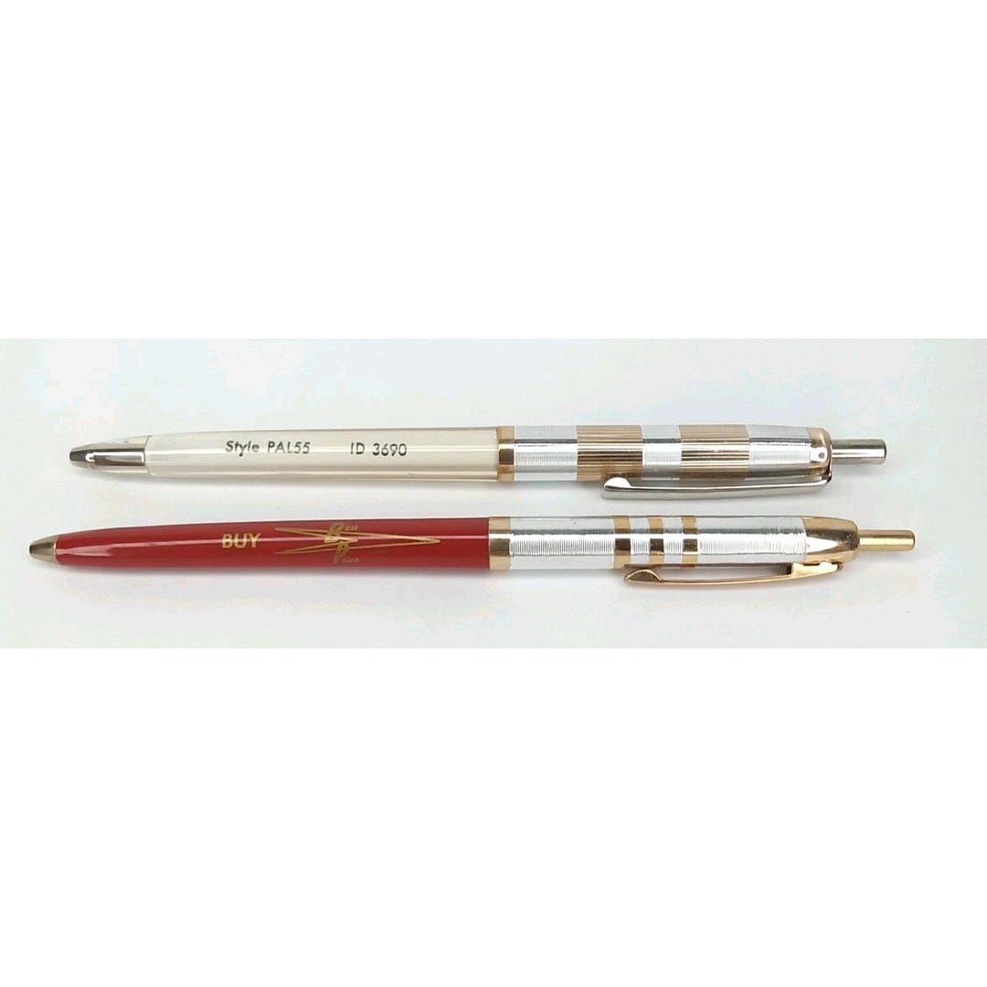 Vintage Point Ballpoint Pen Set: 1950s MCM Salesman Samples - Etsy