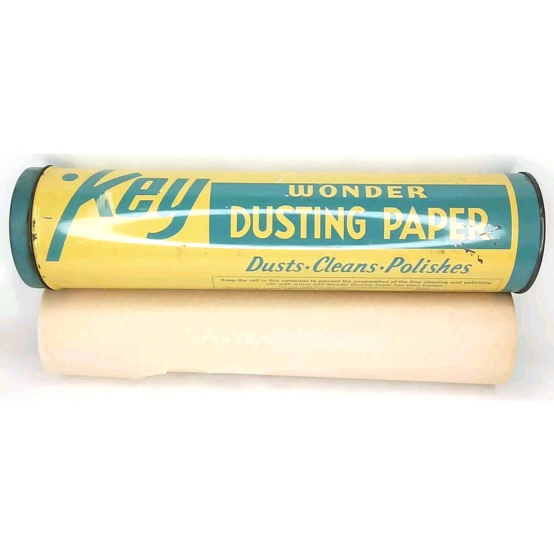 Key Wonder Dusting Paper With Original Metal Tube Full Roll 1940s Old ...