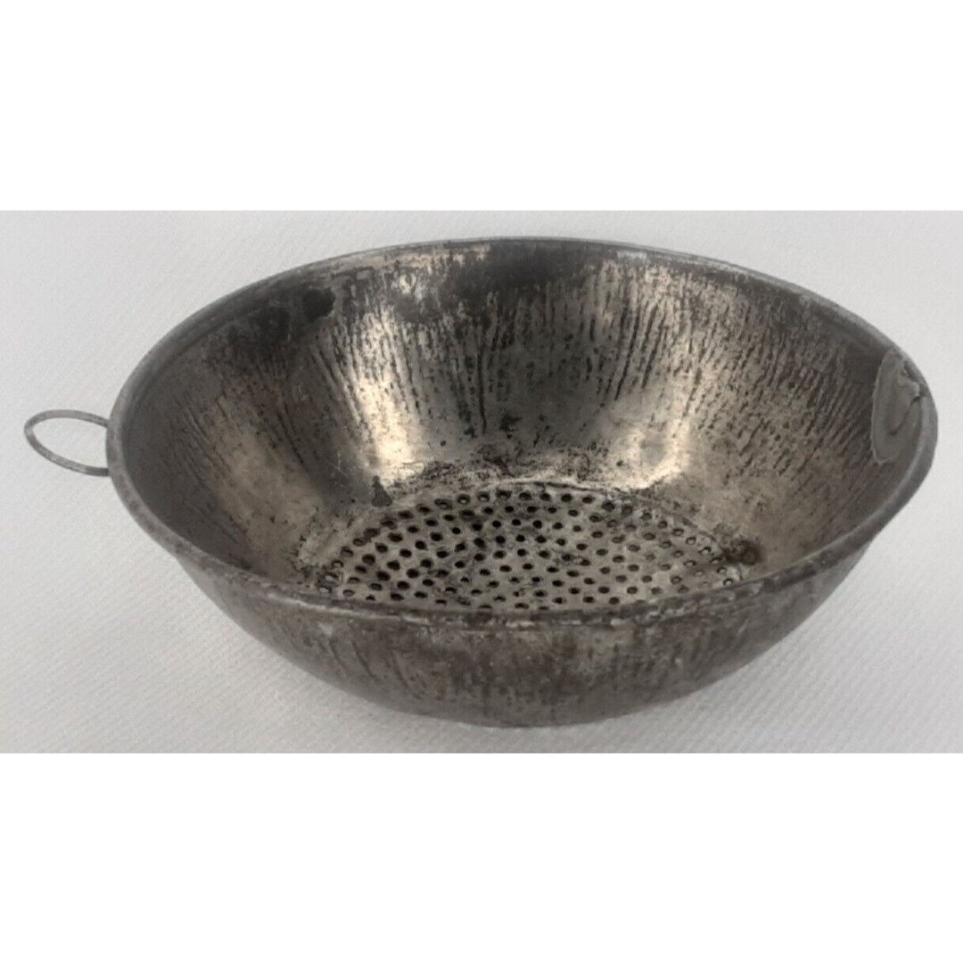 Metal Colander Strainer Mid-century Modern Collectible Kitchen Tool - Etsy