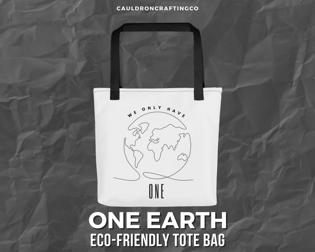 Minimalist Earth Save the Planet Reusable Tote Bag Black White - Etsy
