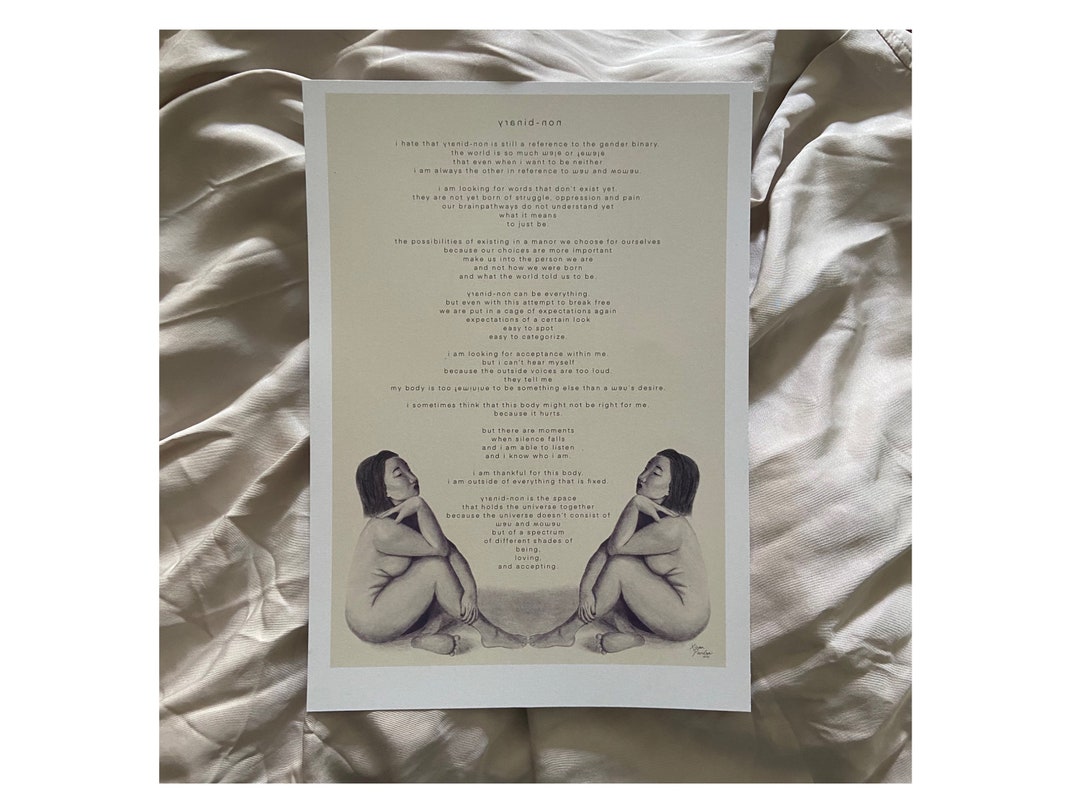 A4 Print Non-binary - Etsy