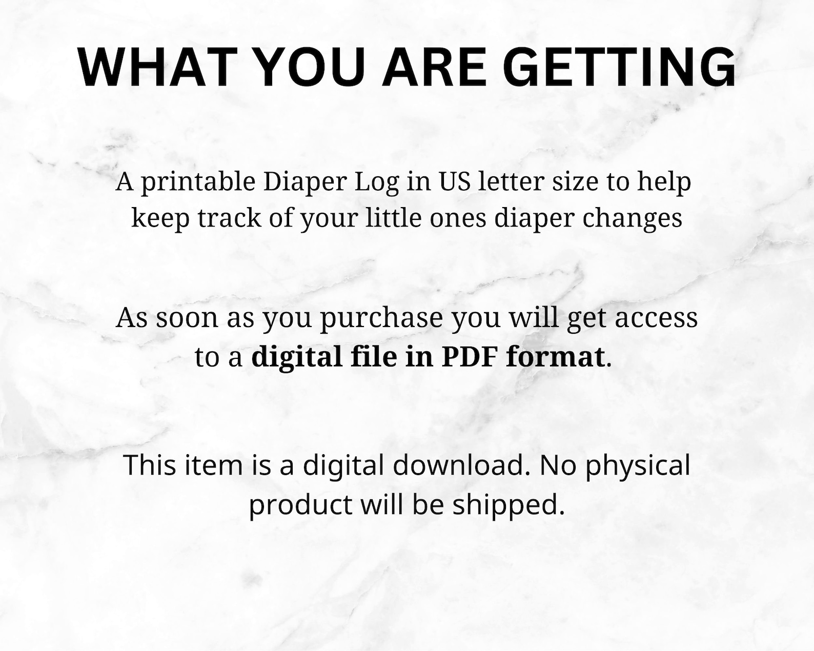 Baby Diaper Changing Printable PDF Log, Little One Diaper Changing Log ...
