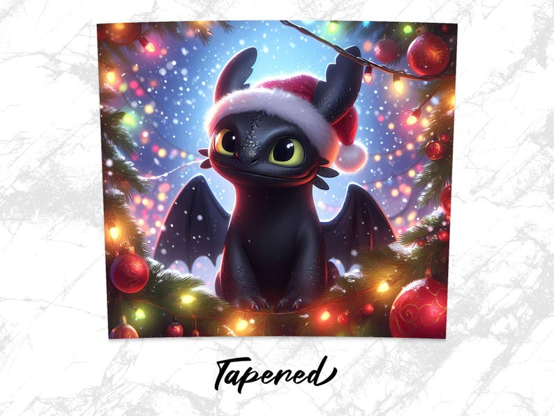 Toothless PNG Christmas Tumbler Wrap 20oz Skinny Tumbler Design How to ...