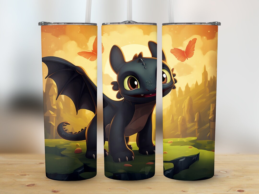 Toothless Fall Tumbler Wrap PNG 20oz Sublimation Design Instant Digital ...