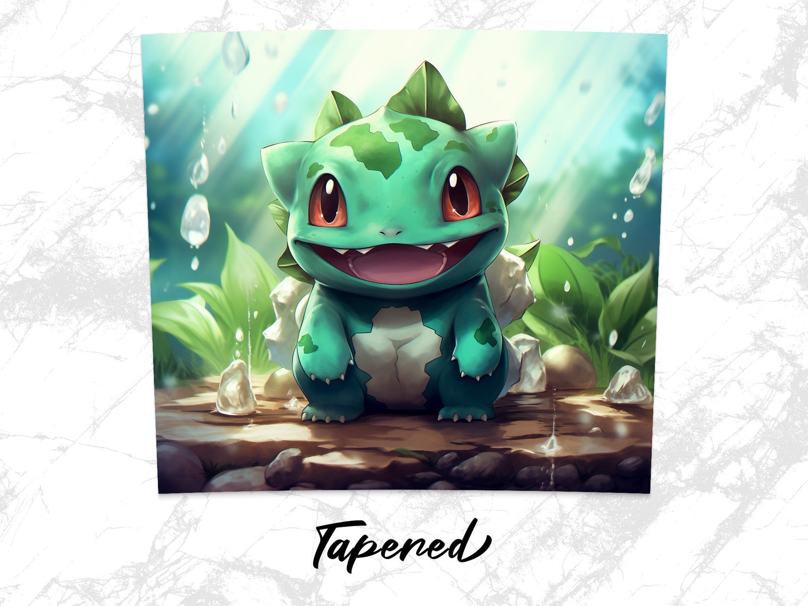Bulbasaur Pokemon Tumbler Wrap Pokemon PNG 20 Oz Skinny Sublimation ...