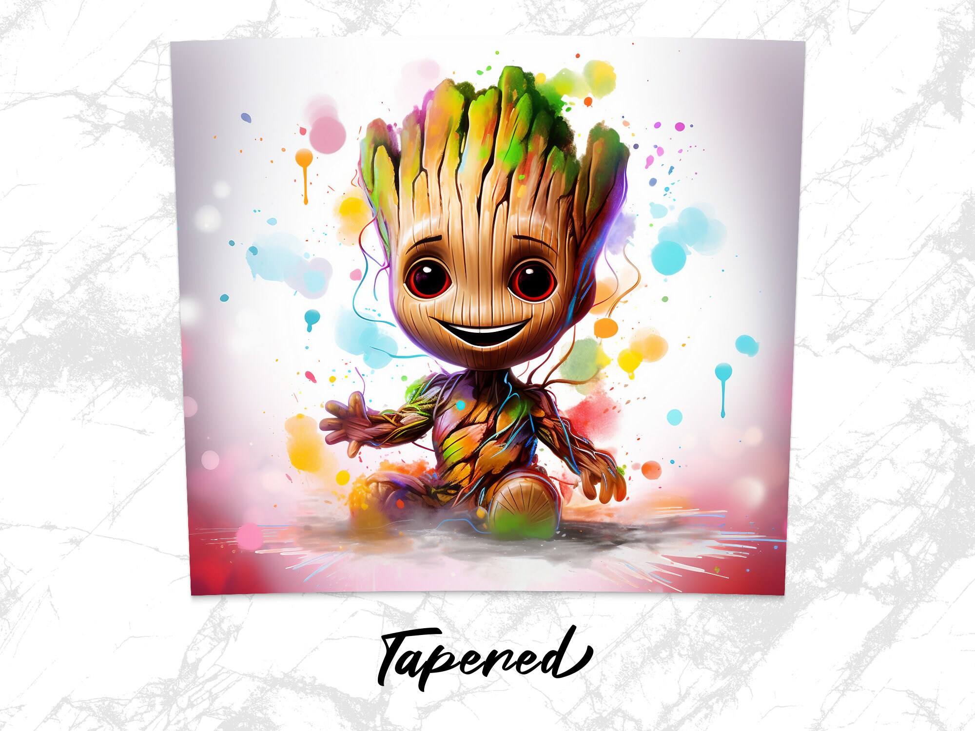 Cute Baby Groot Tumbler Cup Design Baby Groot Tumbler Wrap 20oz Skinny ...