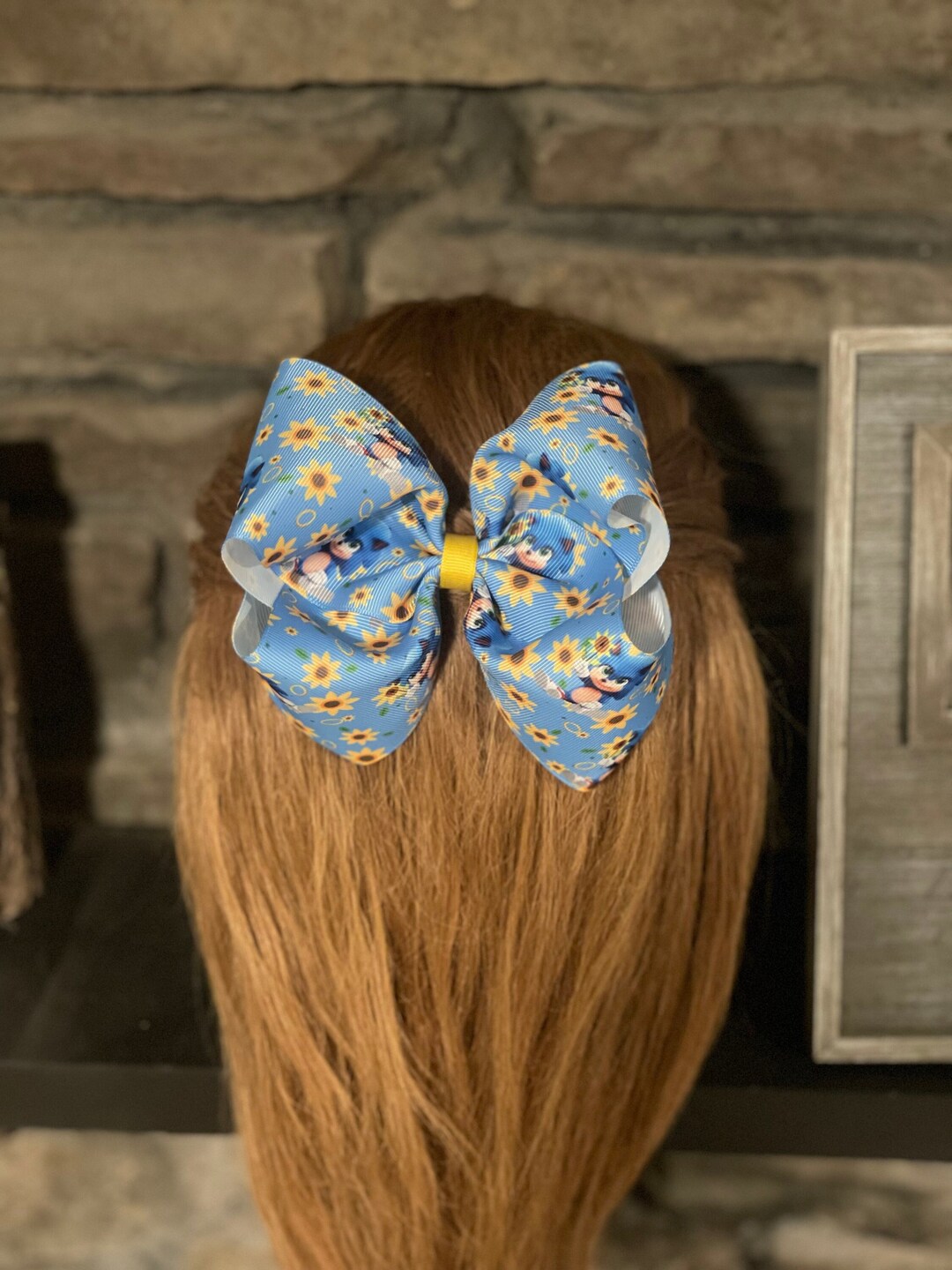 Sonic and Sunflower Bow - Etsy