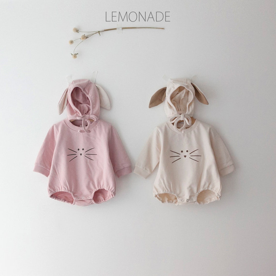 Baby Bunny Bodysuit With Hat Baby Bunny Outfit Baby Bunny - Etsy