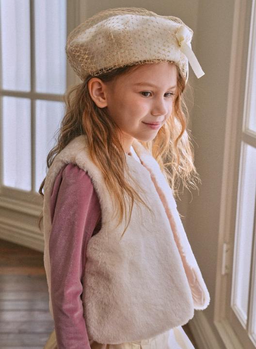 Girls' Faux Fur Vest • Soft Plush Holiday Outerwear - Etsy