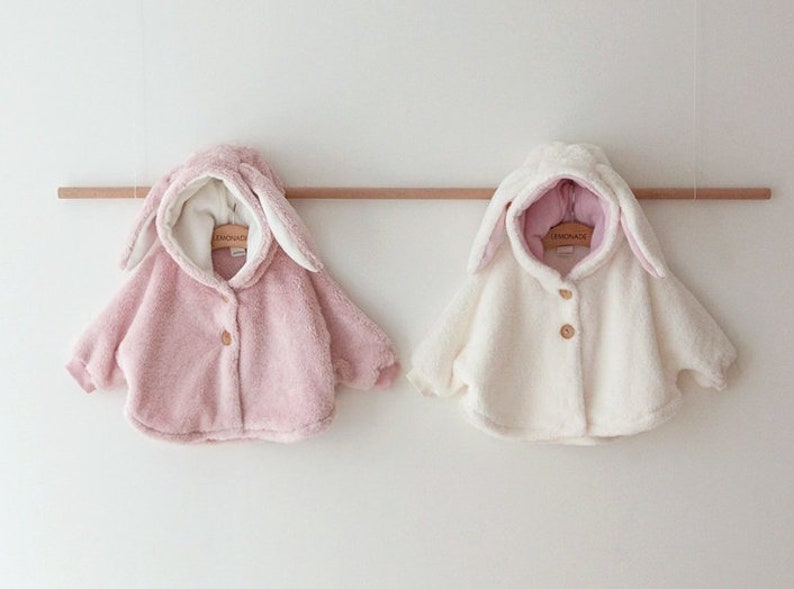Baby Fleece Bear Jacket: Warm Winter Poncho - Etsy