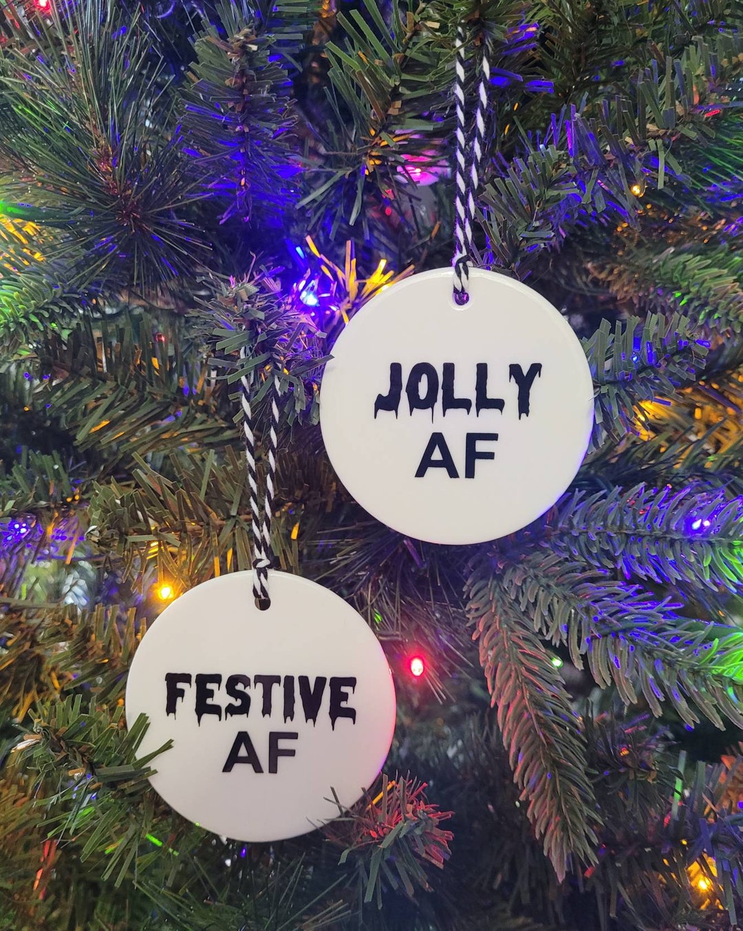 Jolly & Festive AF Ornaments Halloween Decor Ornament Christmas Decor ...