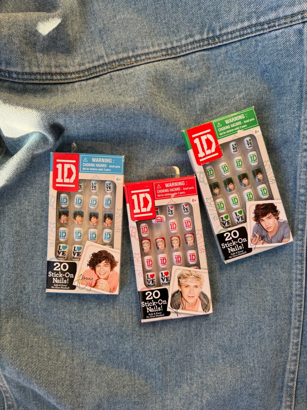 One Direction Stick on Nails - Etsy
