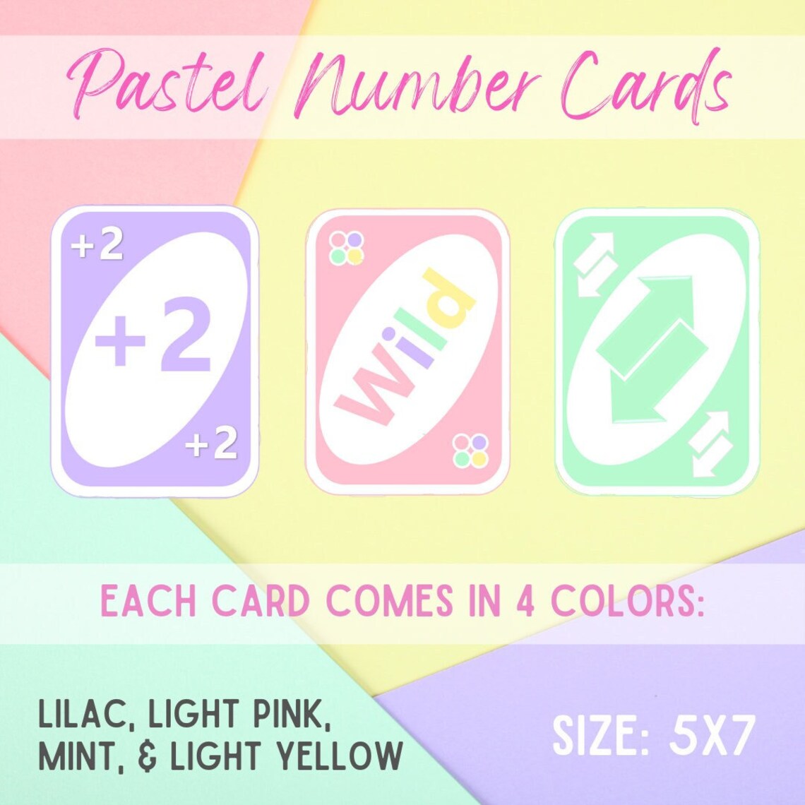 Custom Pastel Cards Full Set - Etsy