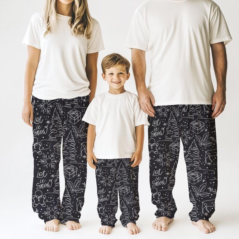 Christmas Matching Family Pajama Pants, Family Matching Pajama Pants ...
