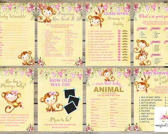 Monkey Baby Shower - Etsy