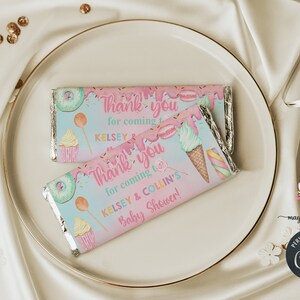 SWEET ONE Girl Baby Shower Candy Wrapper, Girl Baby Shower Birthday ...