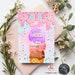 THREE is so SWEET Ice Cream 3rd Third Birthday Invitation, Girl ...