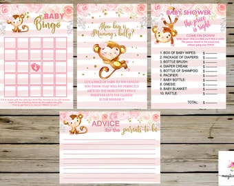 Monkey Baby Shower - Etsy