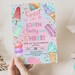 Threenager Fashion & Makeup Girl 3rd Third Birthday Invitation, Girl ...